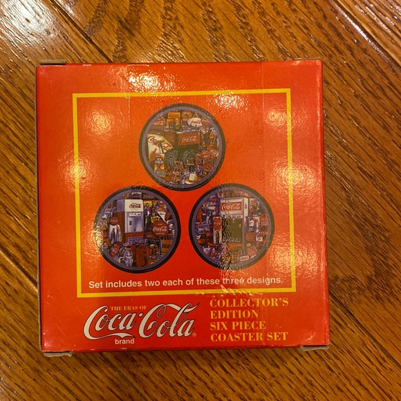 Dining | Coca Cola Coasters Vending Machines Memorabilia Enesco 1996 ...